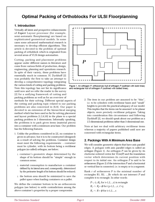 Optimal Packing of Orthoblocks For ULSI Floorplanning - Silvaco