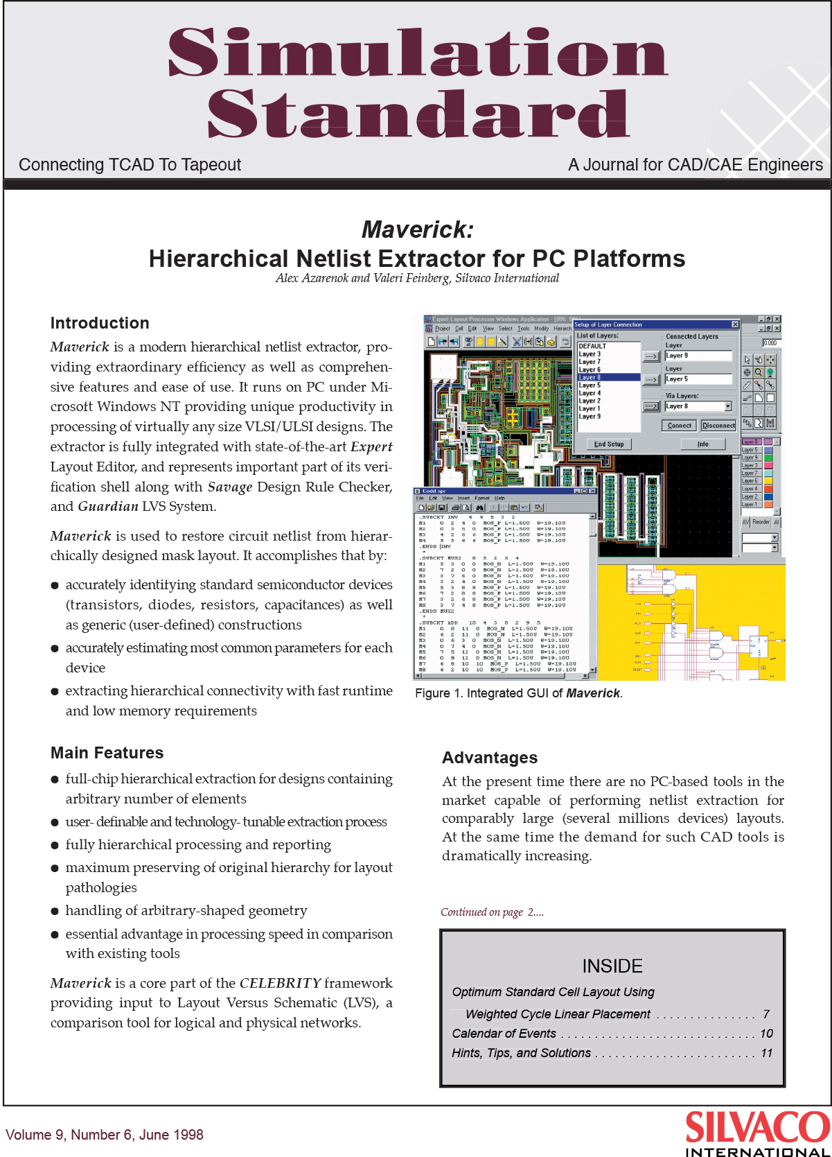 Maverick: Hierarchical Netlist Extractor for PC Platforms - Silvaco