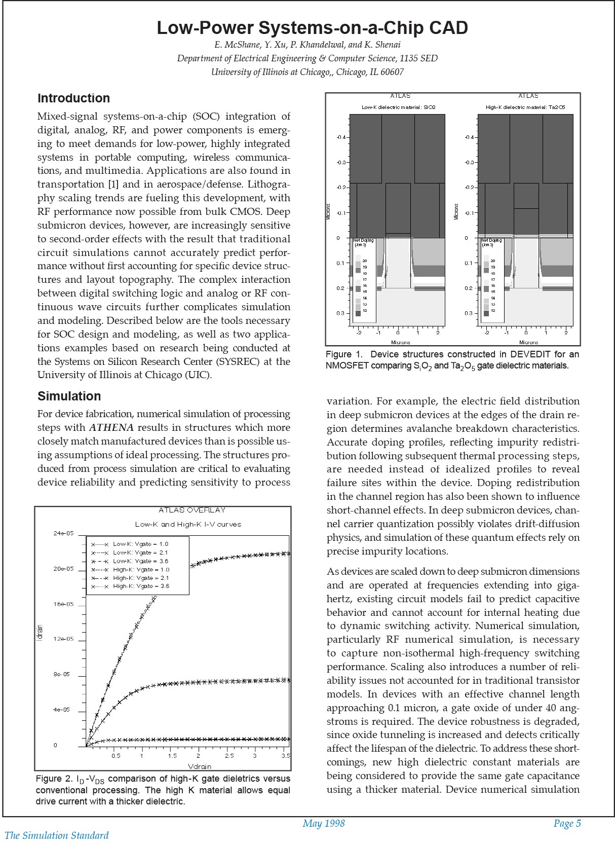 Low-Power Systems-on-a-Chip CAD - Silvaco