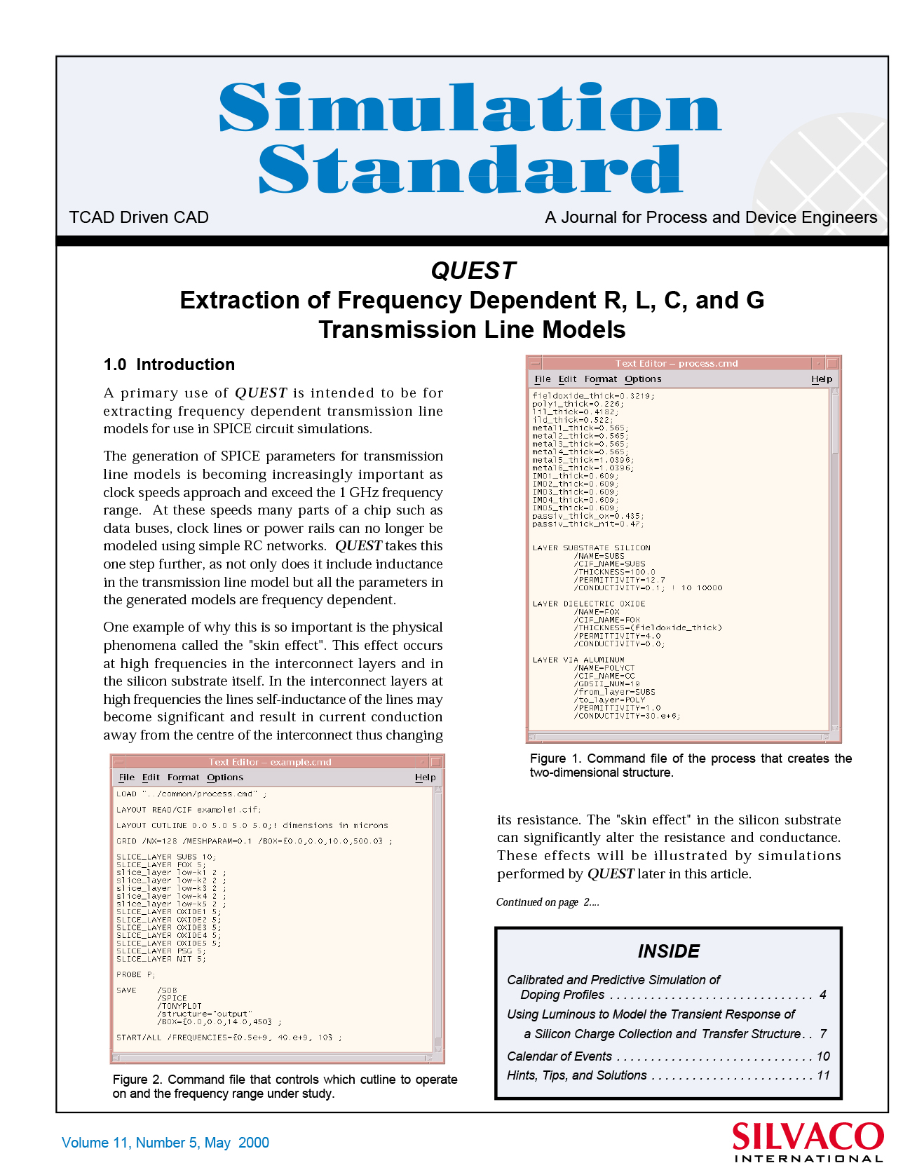 QUEST - Extraction of Frequency Dependent R, L, C, and G Transmission ...